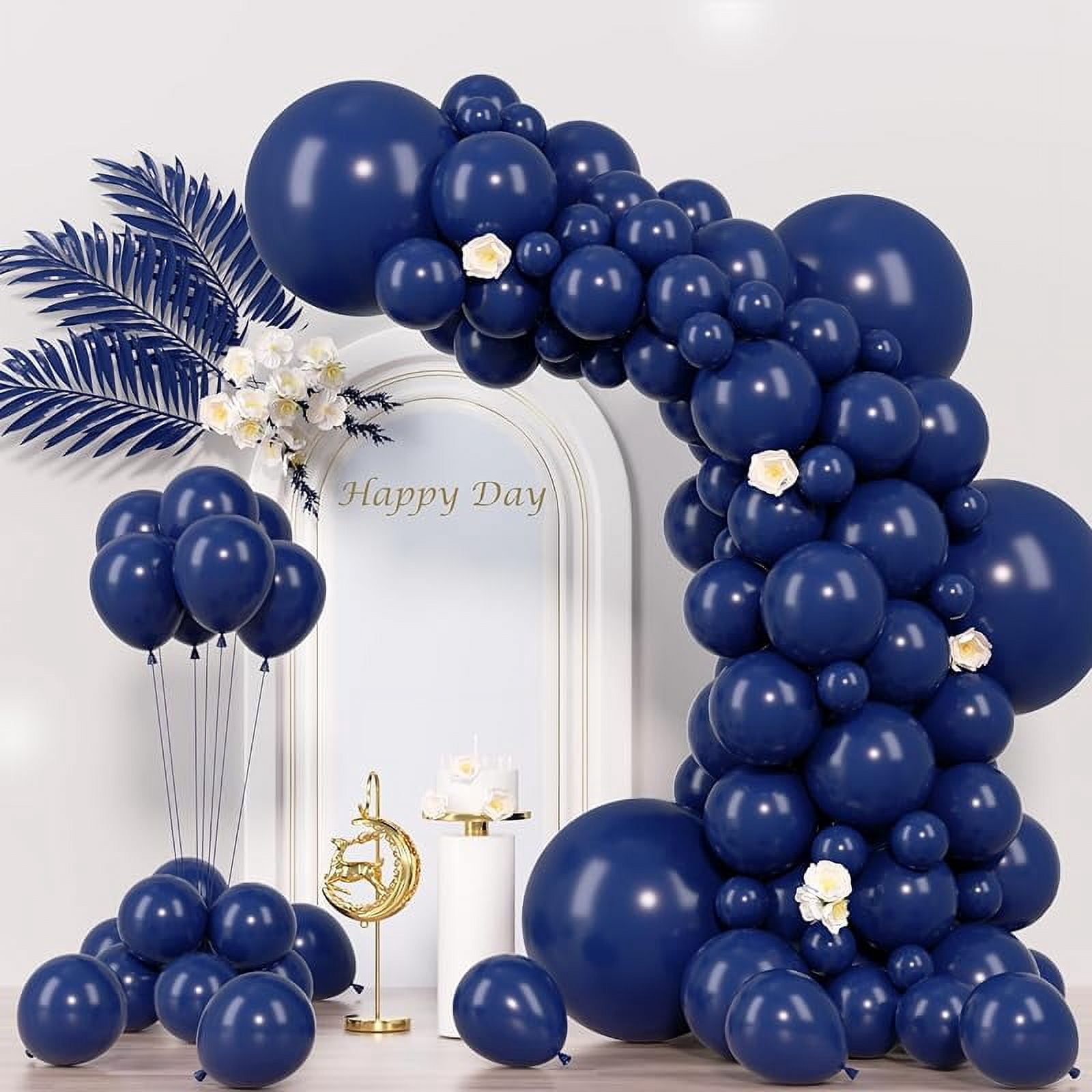 130count Black Balloons Different Sizes 18" 12" 10" 5" Party Latex ...