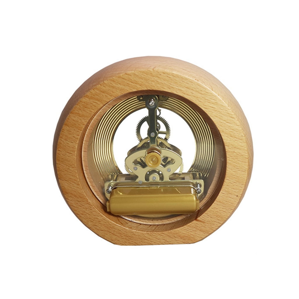 130mm Diameter Wood Clock Perspective Clocks With Visible Internal ...