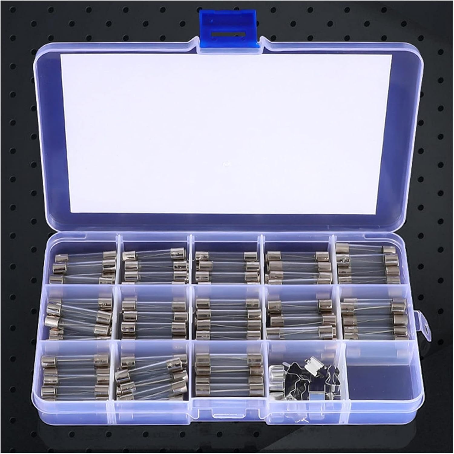 130pcs 13 Sizes Quick Blow Glass Tube Fuse Assorted Kit 6x30mm 250V ...