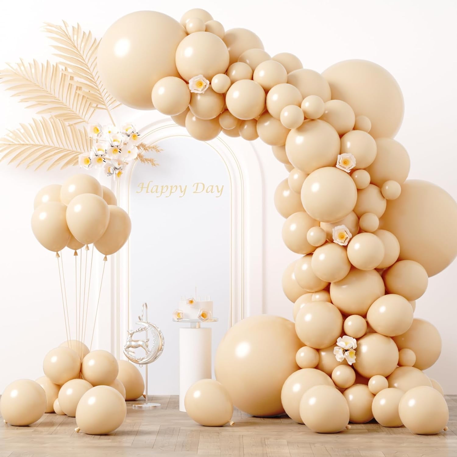 130pcs Blush Pink Balloons Different Sizes 18" 12" 10" 5" Boho Pink ...