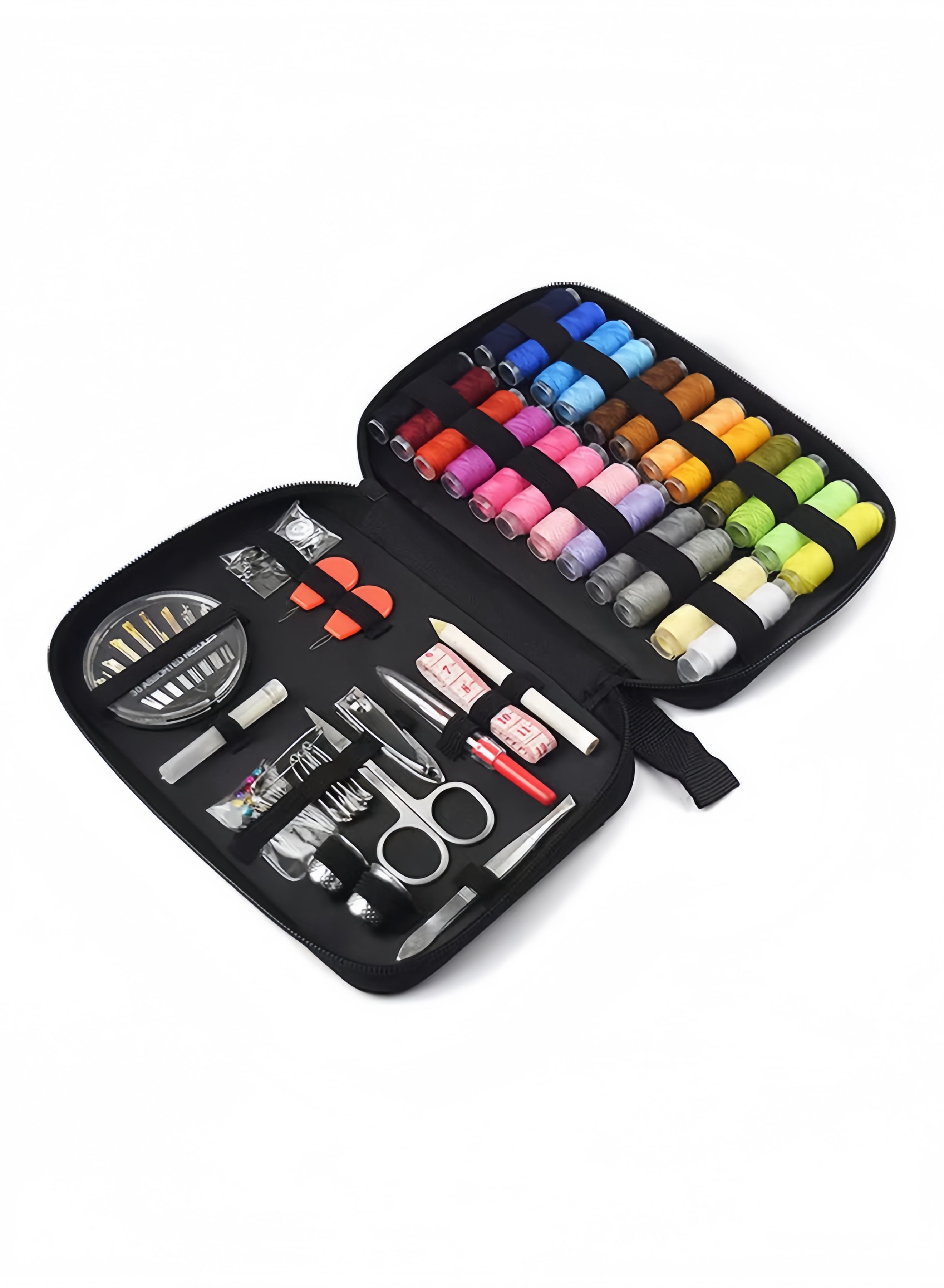 130pcs Sewing Kit Needle and Thread Set with Case Portable Sewing Tool ...