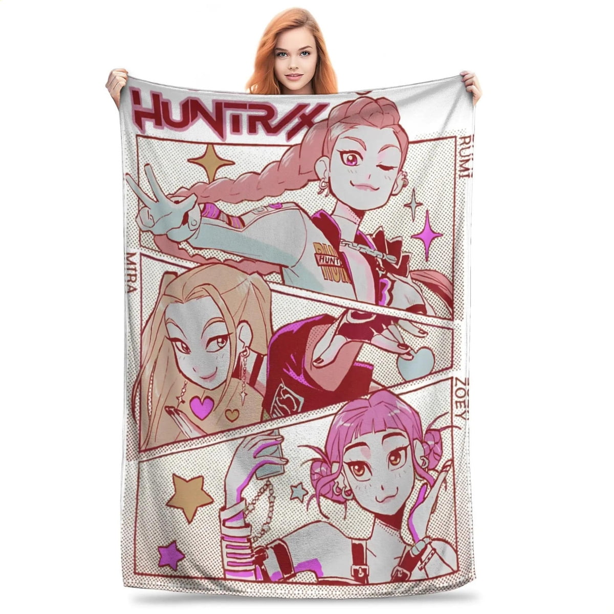 130x100cmCozy Hantrix Fan Art Lap Blanket, Blue, Comfortable, Aco - Walmart.com