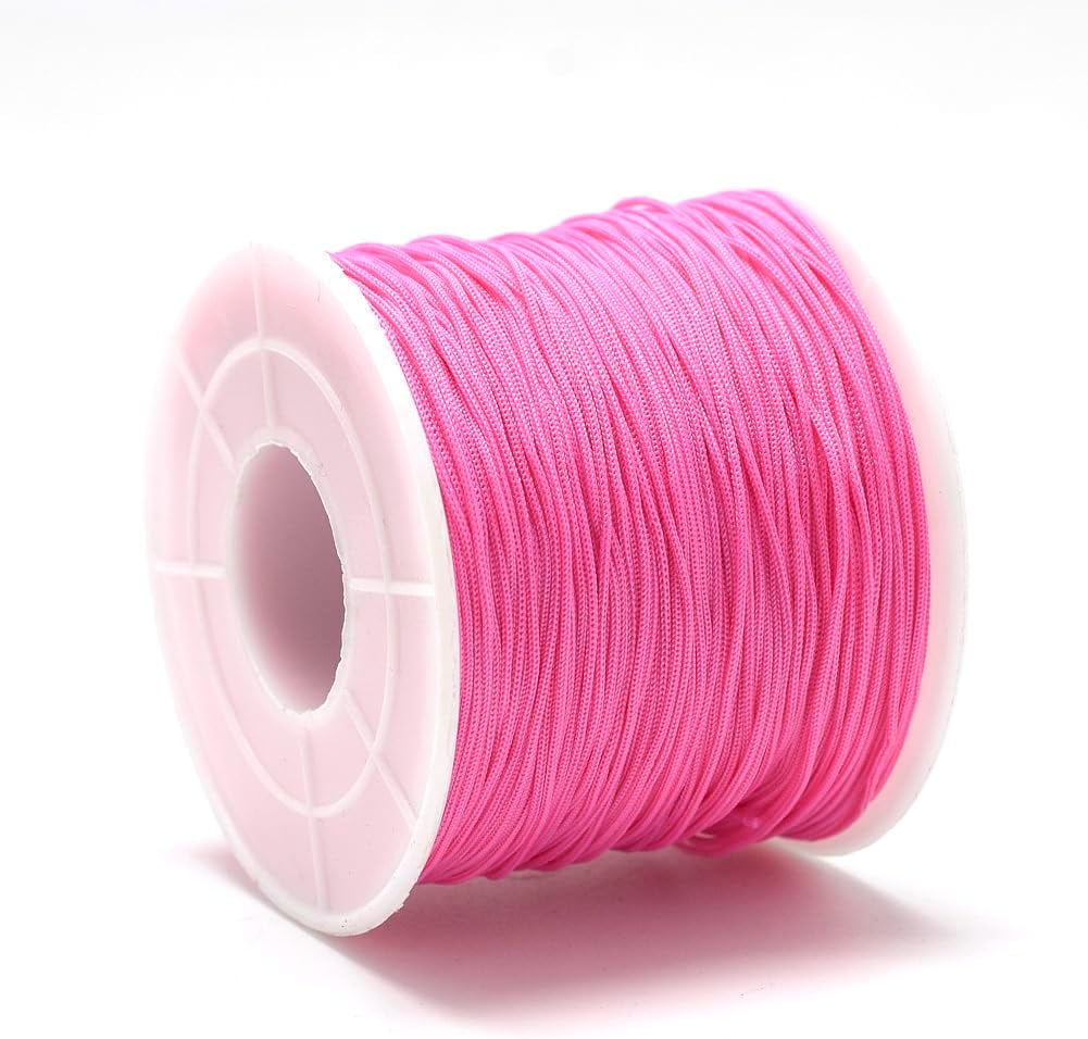 131.23~142.16 Yards Coated Nylon Beading Threads 0.4mm Bracelet Thread ...