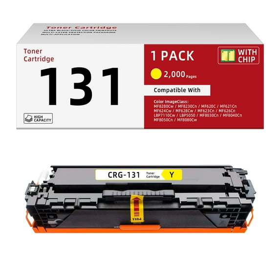 131 Toner Cartridge Compatible Replacement for Canon 131 131H CRG131 ...