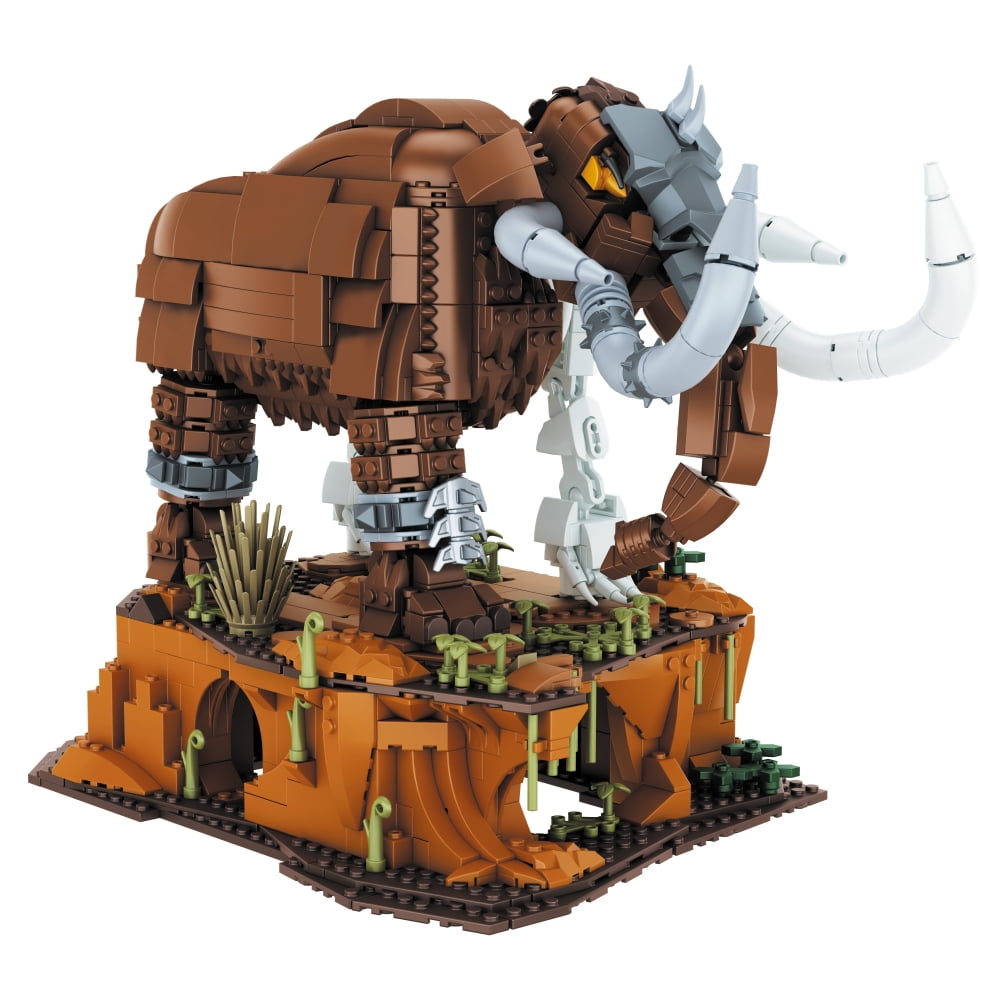 1310 pieces building blocks Ice Age mammoth model MOC Bbuilding block ...