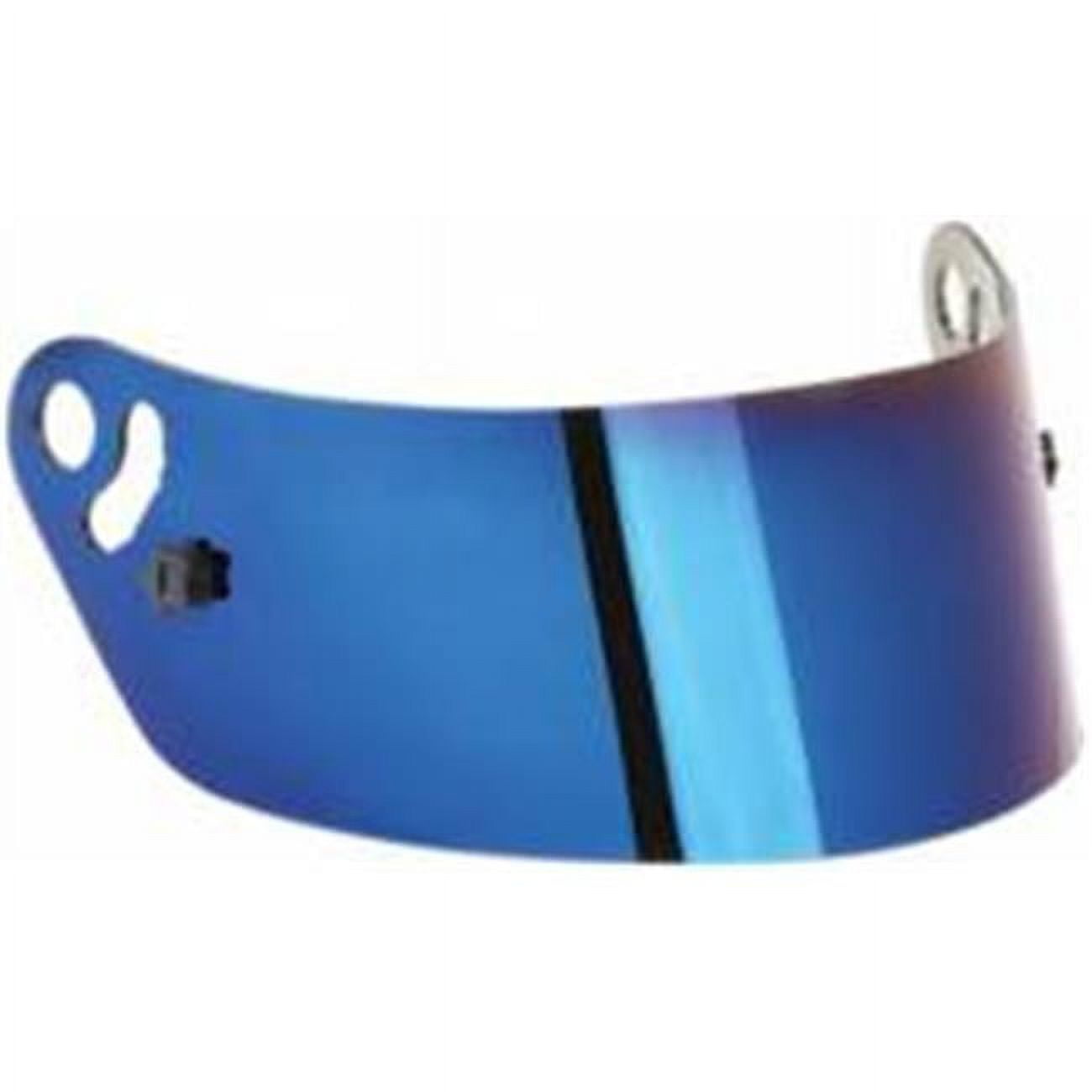 13100906 Blue Chrome Helmet Shield for Snell SA2010 Champ, Nitro ...