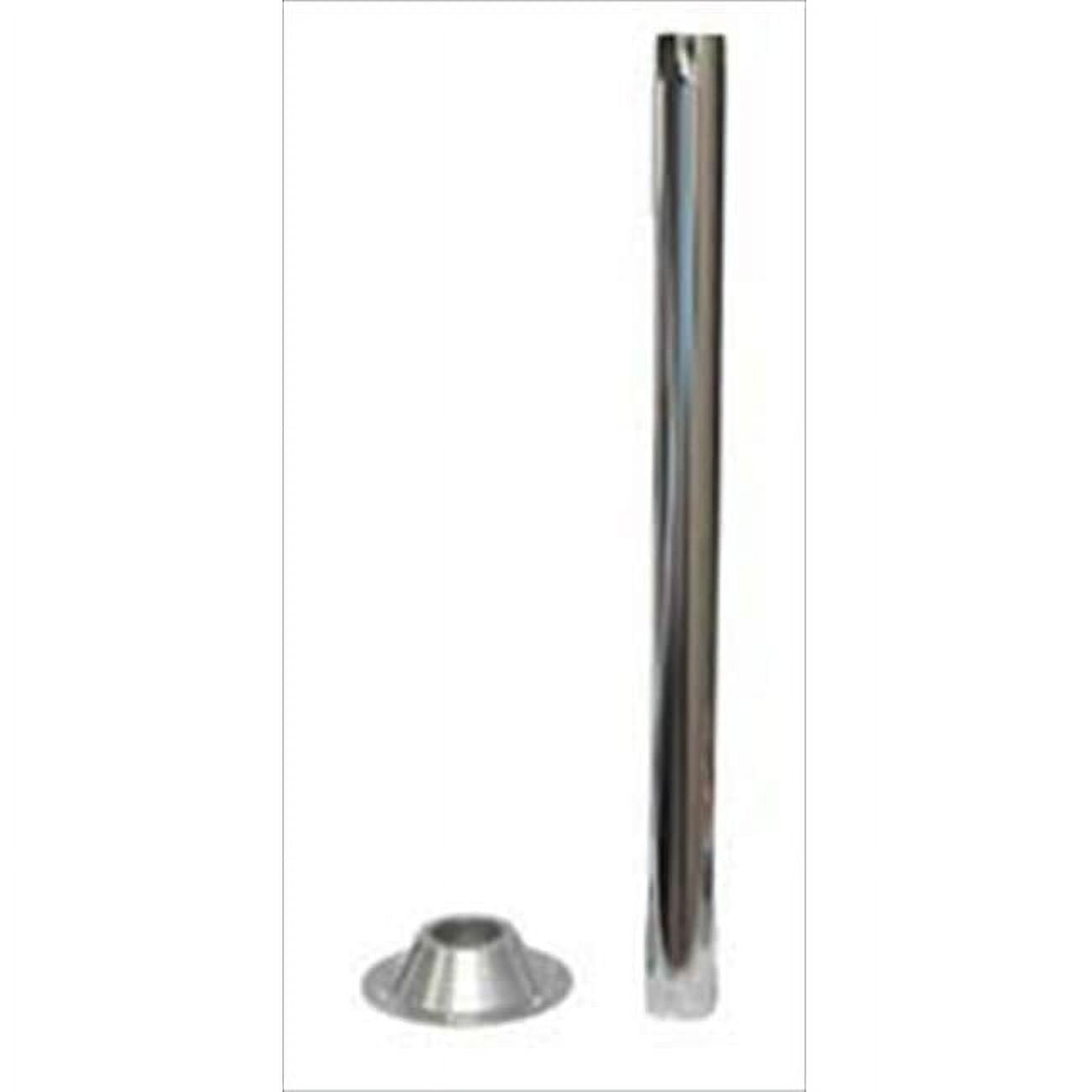 131119 Round Surface Mount Pedestal Table Leg Base Chrome - Walmart.com