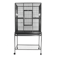 Prevue Pet Products Extra-Large Wrought Iron Flight Cage, Black ...