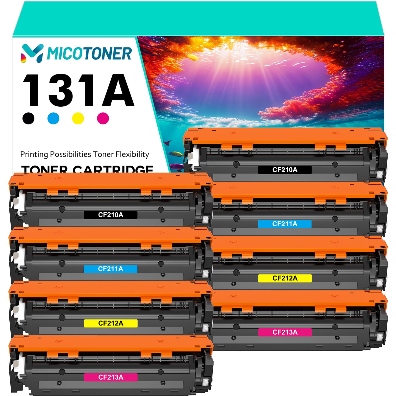 131A 131X Compatible Toner Cartridge for HP 131A CF210A 131X CF210X ...