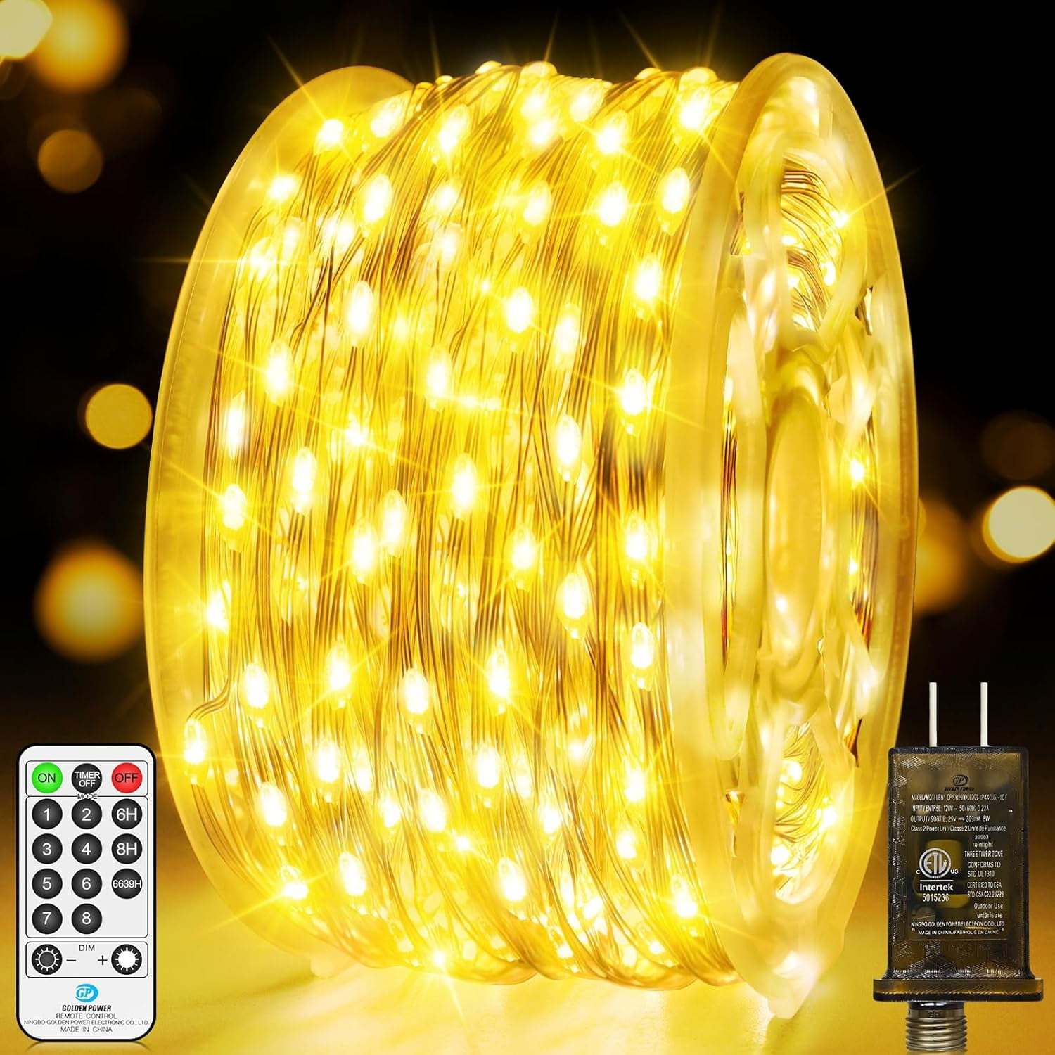 132 FT 400 Fairy Lights Plug in Christmas String Lights Outdoor Twinkle ...