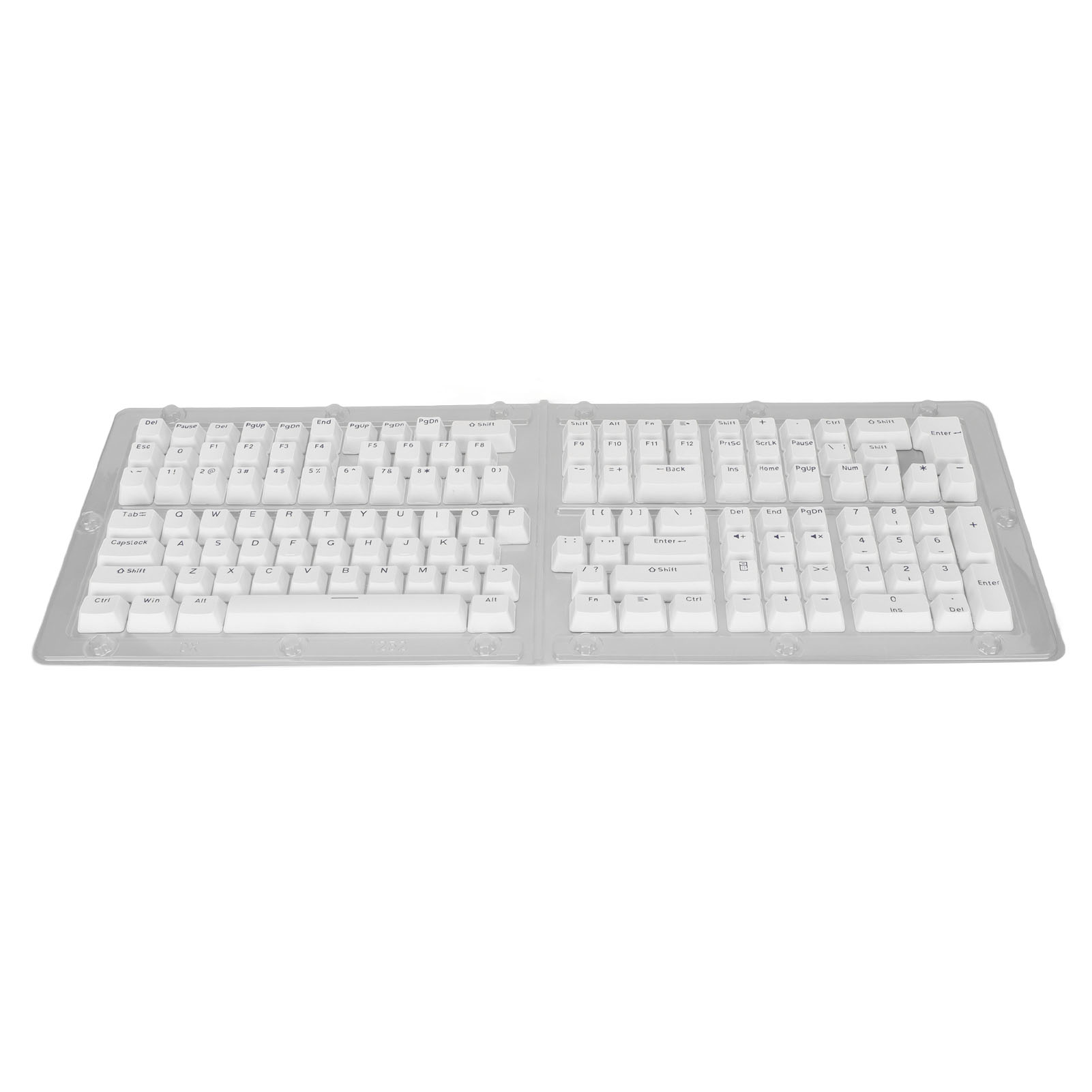 132 Key PBT Keyboard Keycaps OEM Height Secondary Injection Molding DIY ...