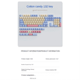 132 Keys PBT Keycaps Cute Keycaps Dye-Sublimation Key Caps XDA Keycap ...