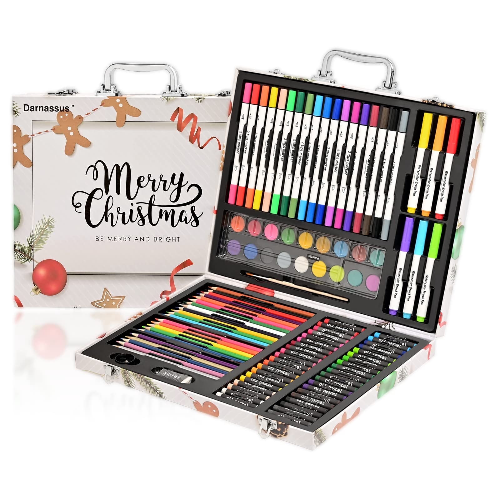 132 Piece Art Set, Deluxe Professional Color Set, Creating Gift Box ...