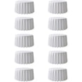 132 inch Round Tablecloths -10 Pack White Round Table Cloths, Polyester ...
