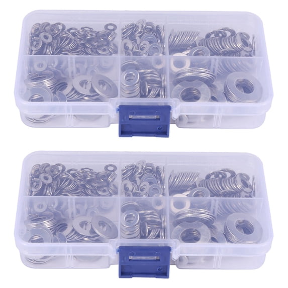 1320 Pcs/Set M3 M5 M6 M8 M10 Washer Spacers Stainless Steel Flat Washer ...
