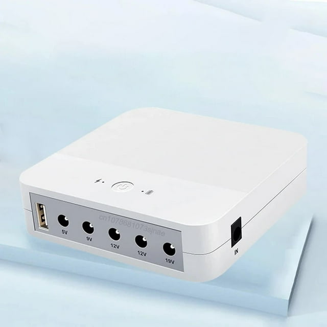 13200mAh mini UPS Uninterruptible Power Supply Router backup battery 5V ...