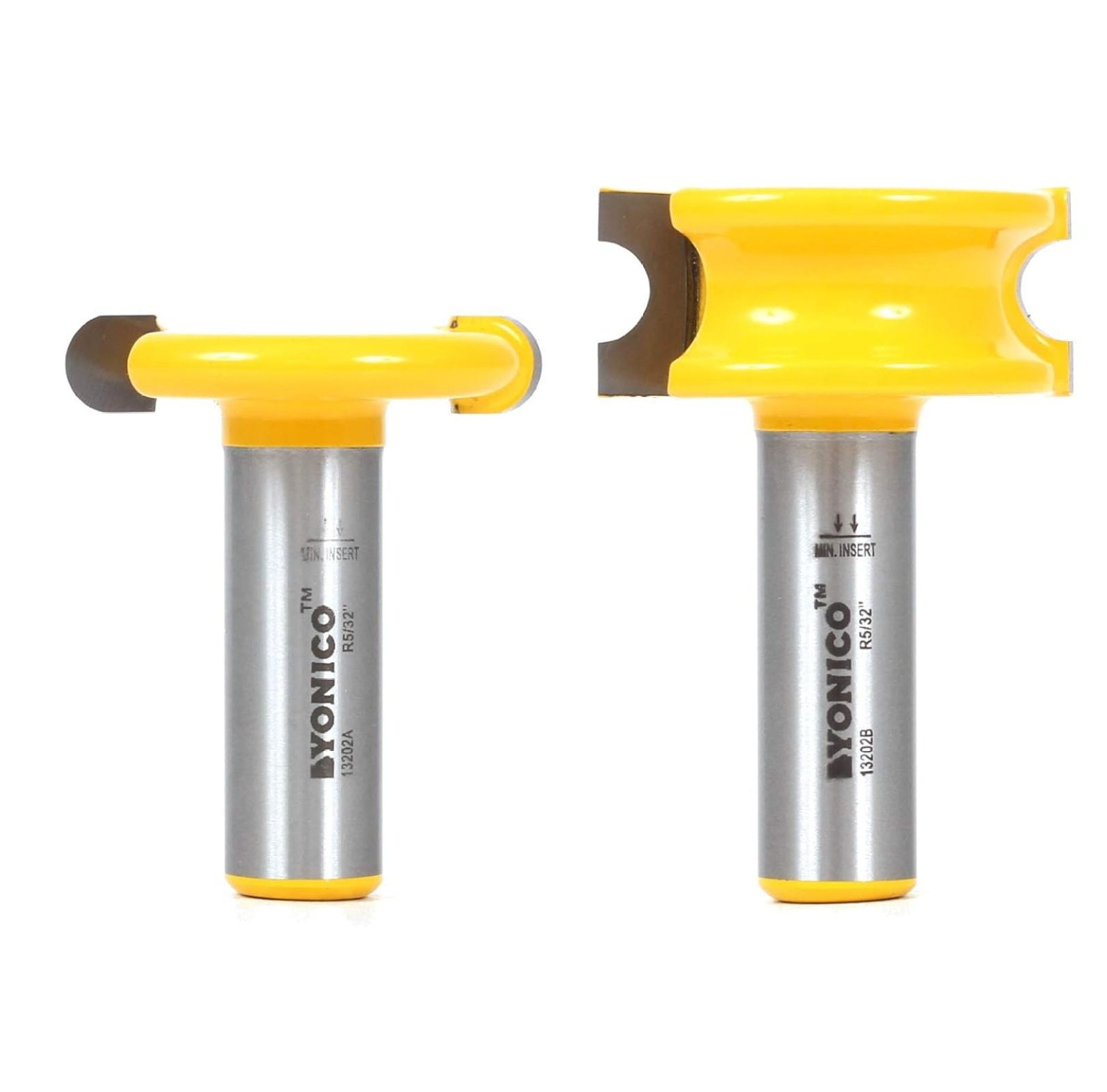 13202 5/16-Inch Bead 2 Bit Canoe Joint Router Bit Set 1/2-Inch Shank ...