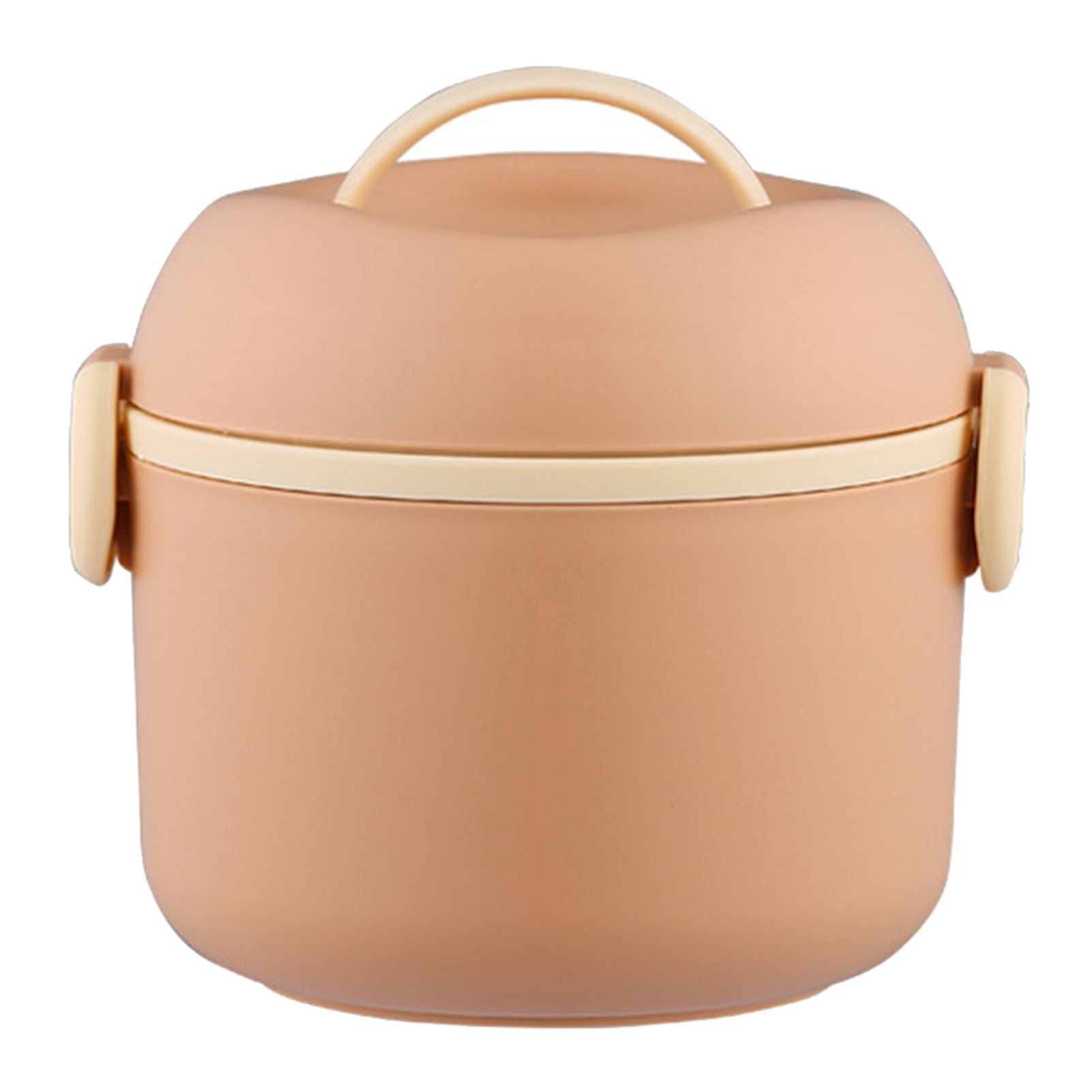 1320ML Lunch Box Portable Handle Microwave Safe Double Layer Food Grade PP School Students Bento ...