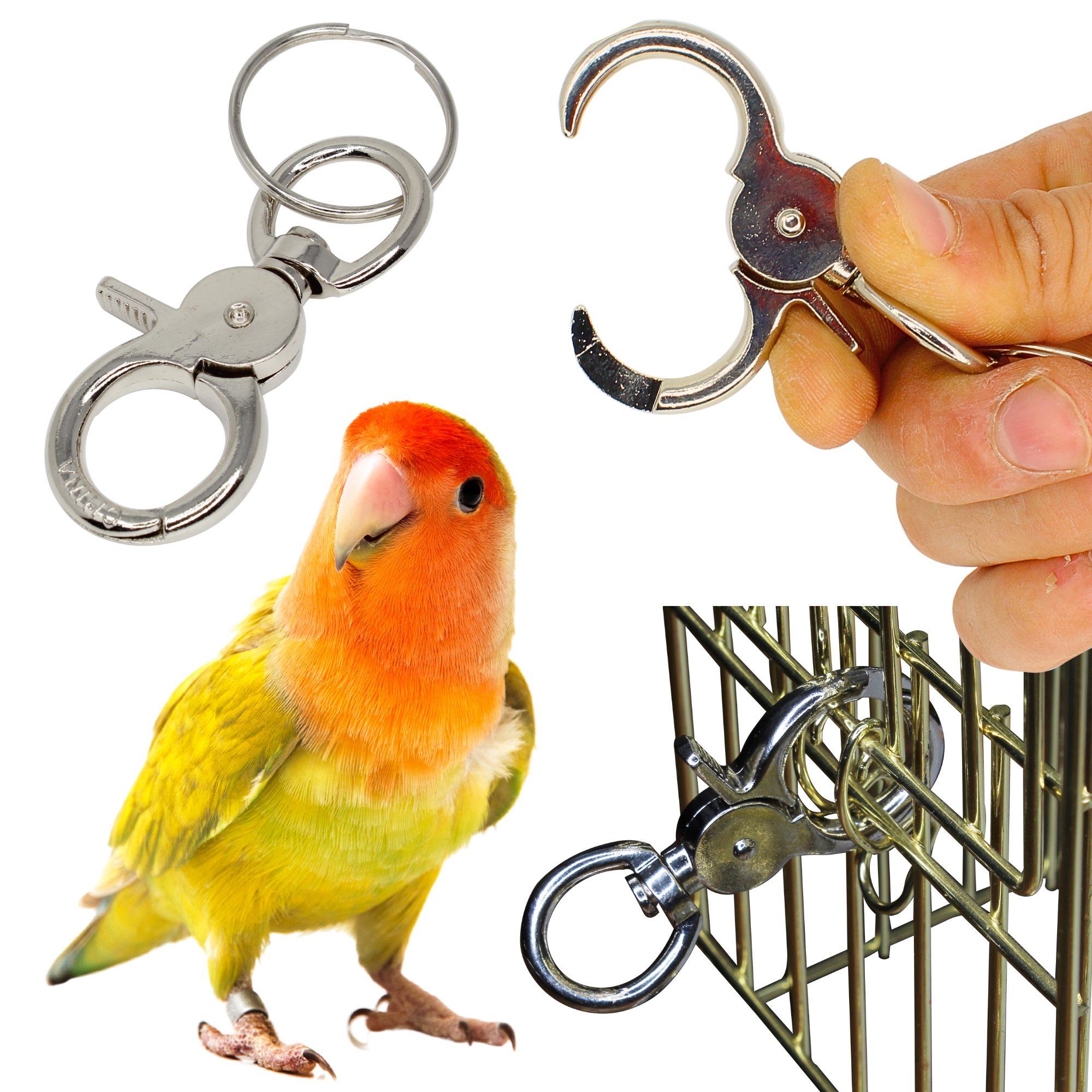 1321 Pk1 Ring Claw Cage Door Lock - Walmart.com