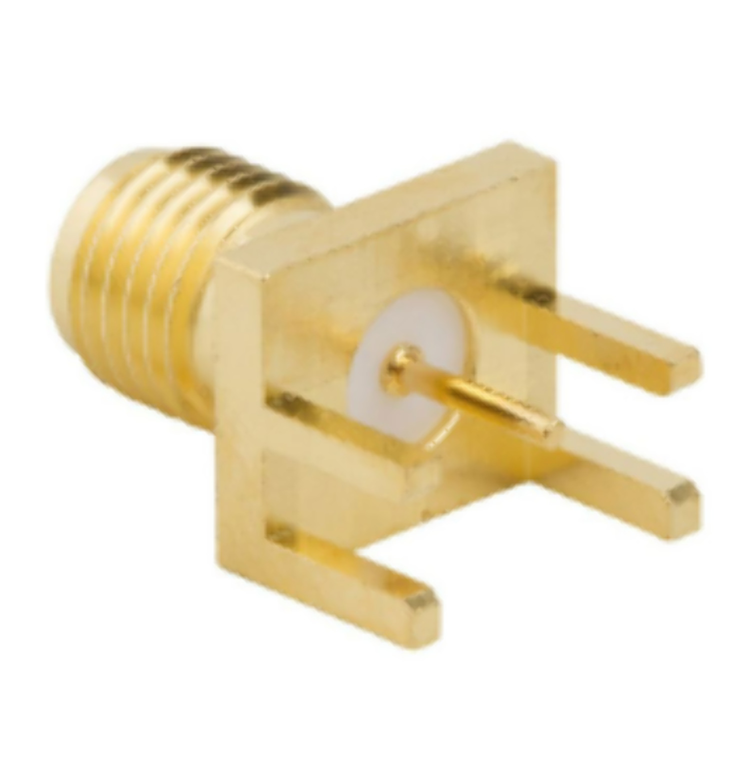 132255-11 SMA Connector Receptacle, Female Socket 50 Ohms Board Edge ...