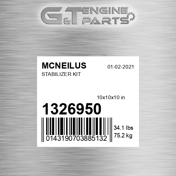 1326950 STABILIZER KIT fits McNeilus (New OEM) - Walmart.com