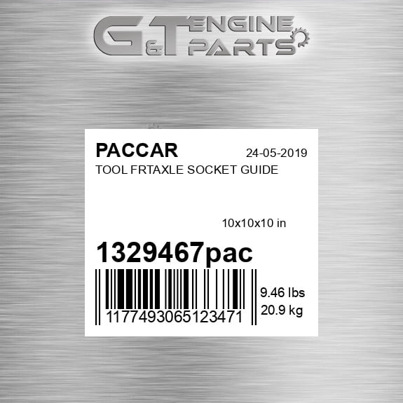 1329467PAC TOOL FRTAXLE SOCKET GUIDE fits Paccar (New OEM) - Walmart.com