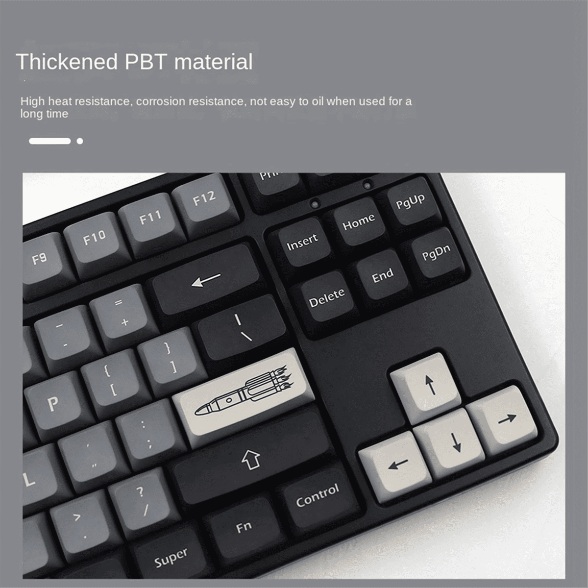 133 Keys Keyca Double Shot PBT Keycaps for Mechanical Keyboard 6.25/7u ...