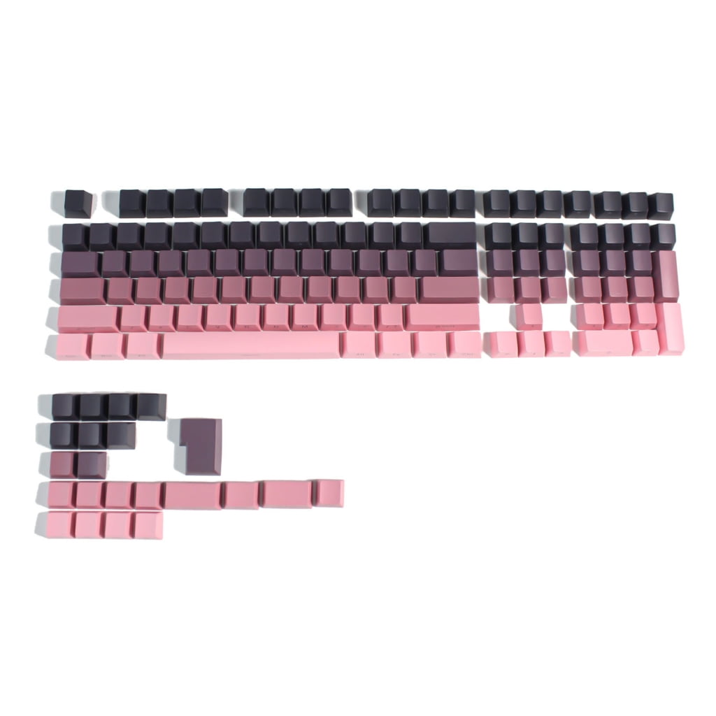 133PCS Dye-Subbed Color PBT Keycaps with Side Engraving OEM Height ...