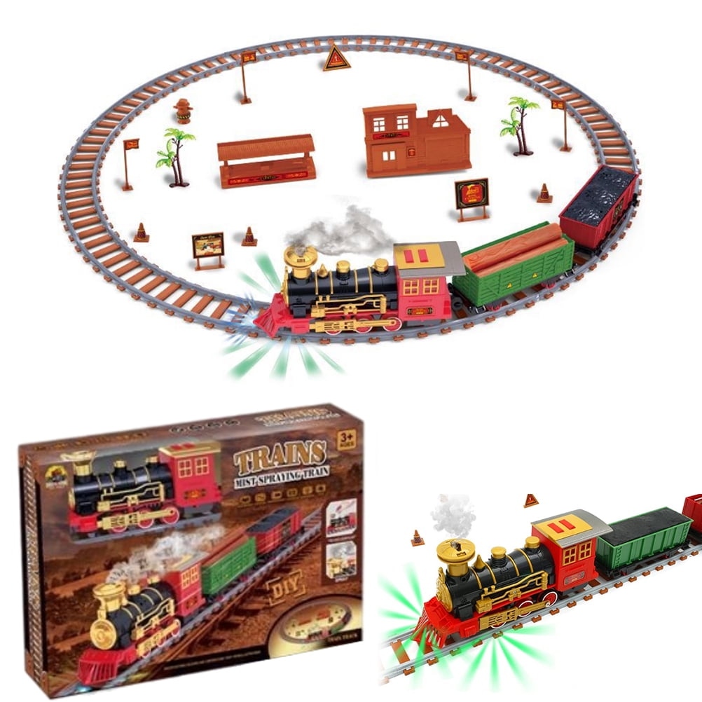 134/190Pcs Classic Christmas Train Set Mini Train Toy Set with with ...