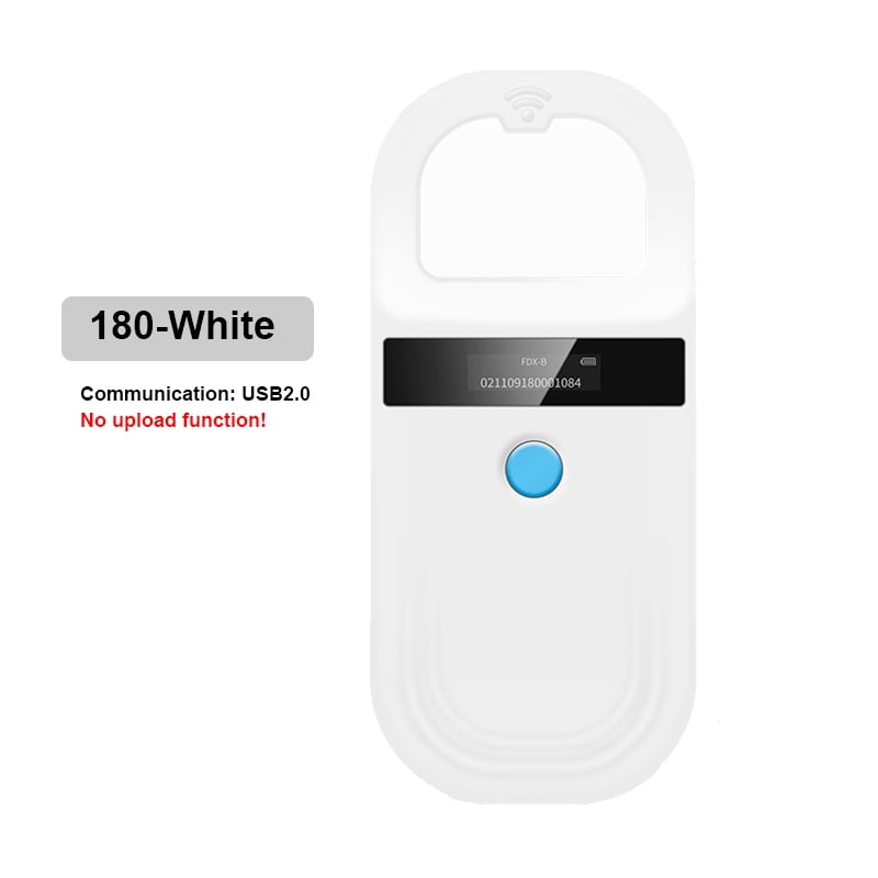 134.2KHz RFID Animal Reader 15 Digits 125KHz Pet ID Scanner EMID FDX-B ...