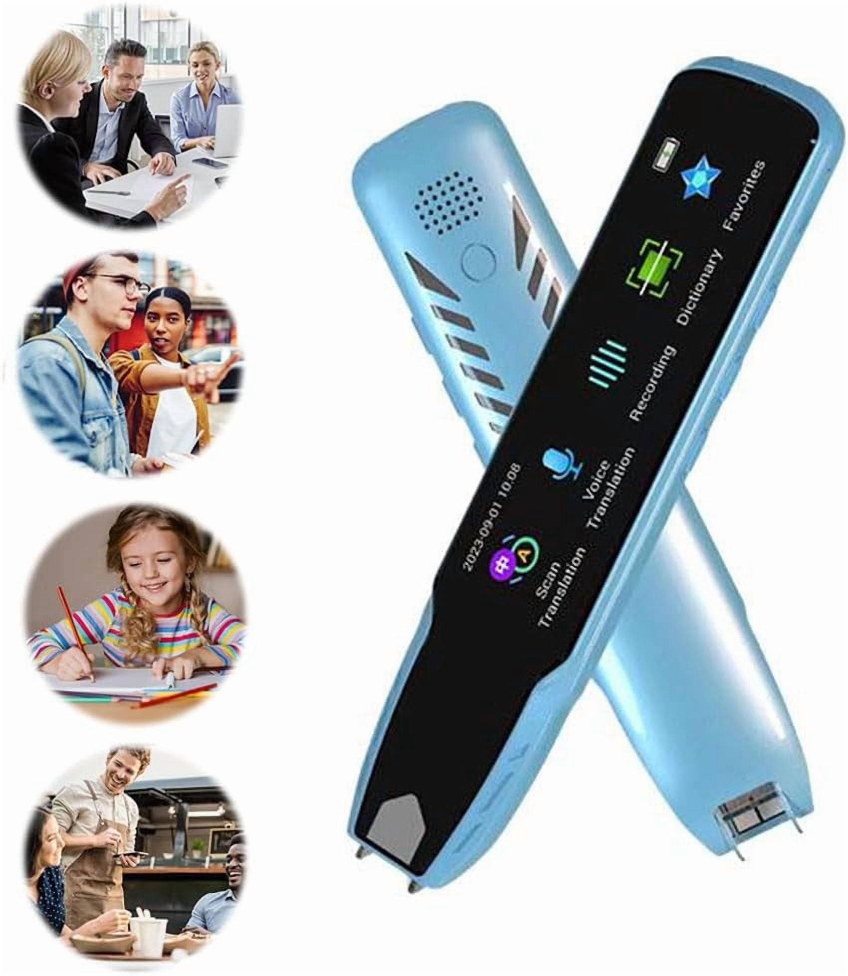 134 Languages Scanning Translation Pen, 3.69" Touch Screen Reader ...