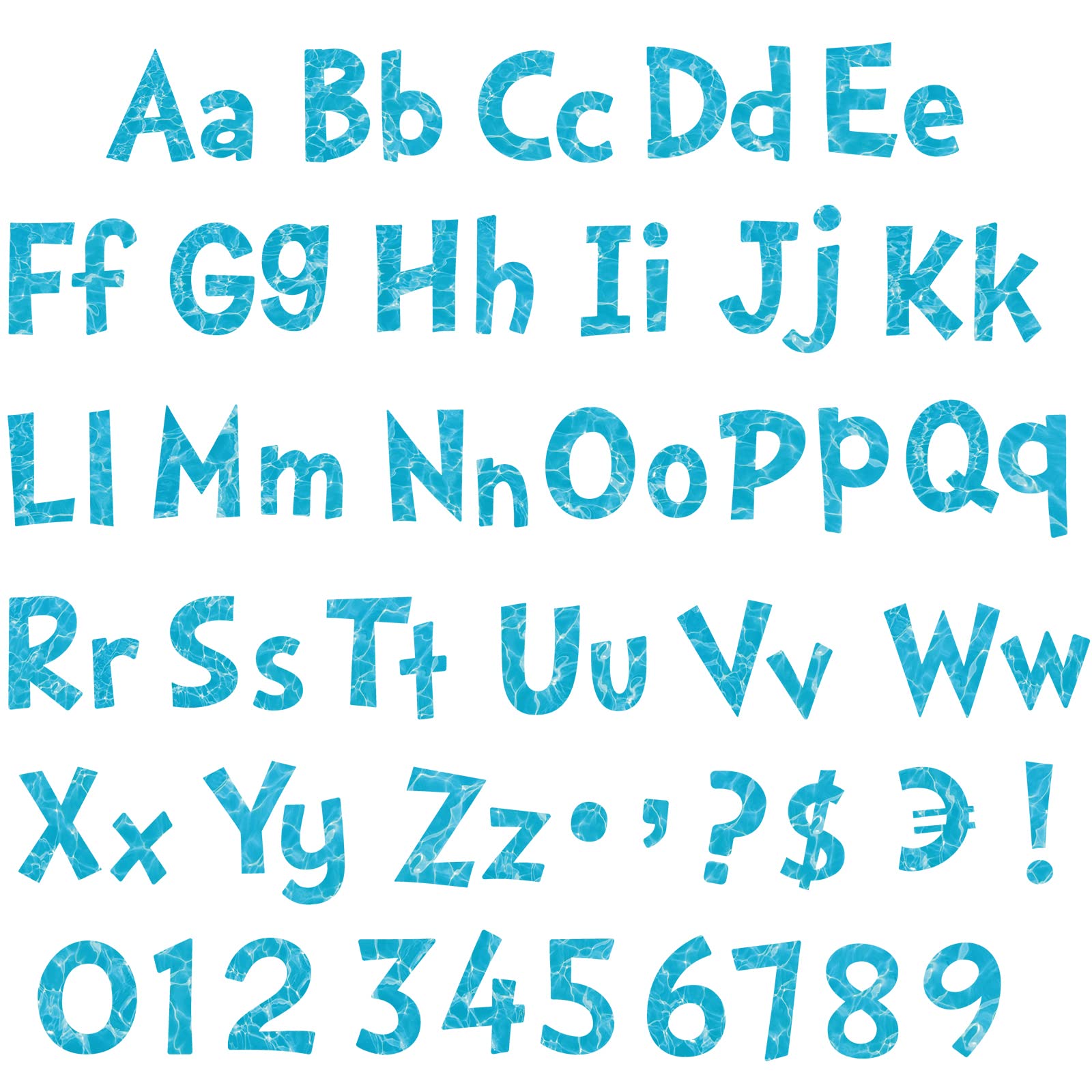 134 Pieces 5 Inch Letters Combo Set, Chalkboard Classroom Letters ...