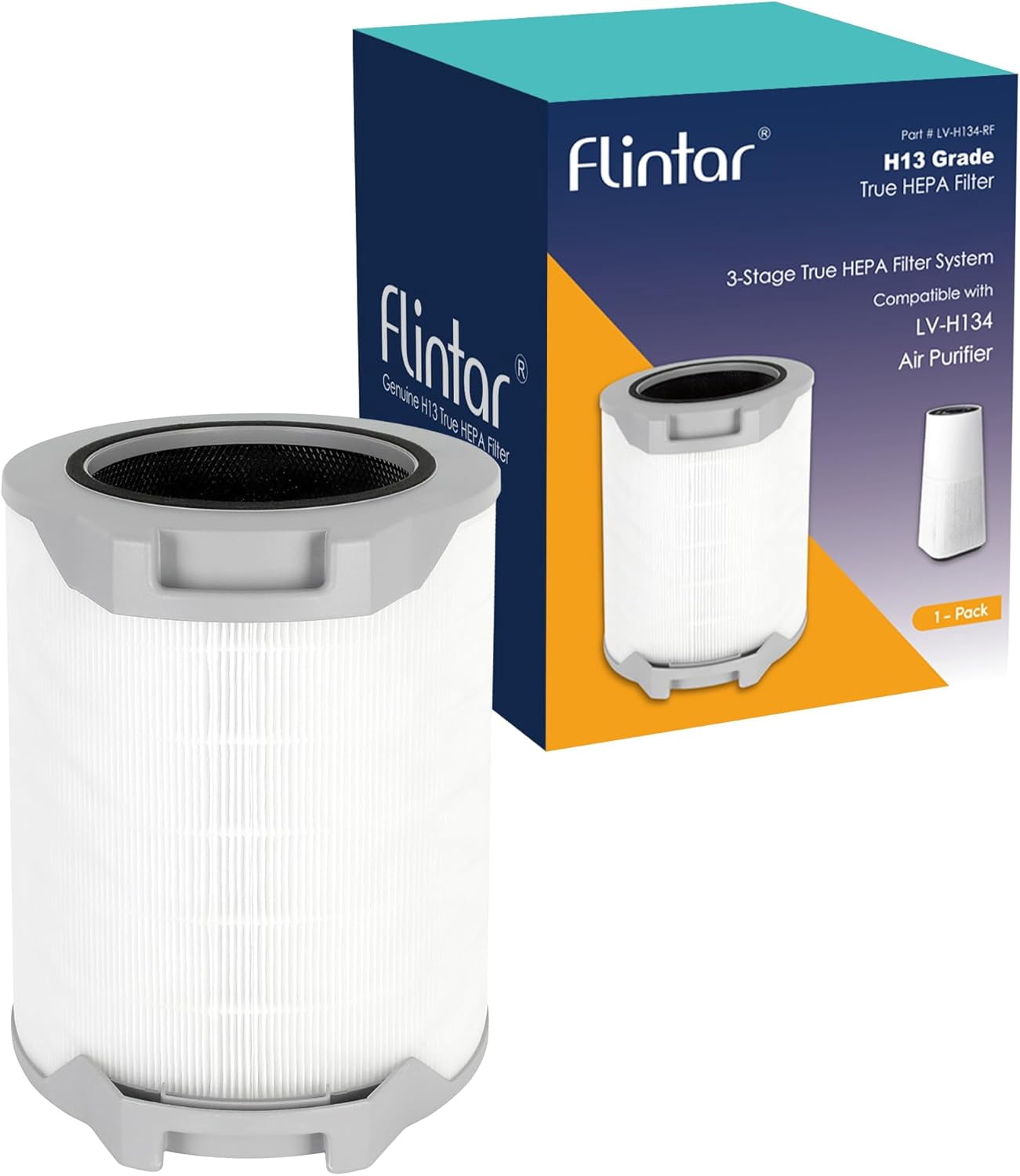 -134 replacement filter, compatible with -134 air purifier, 13-level ...