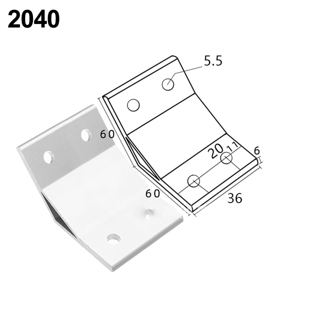 135 Degree Corner Angle Bracket Connection Joint Fastener For Aluminum ...