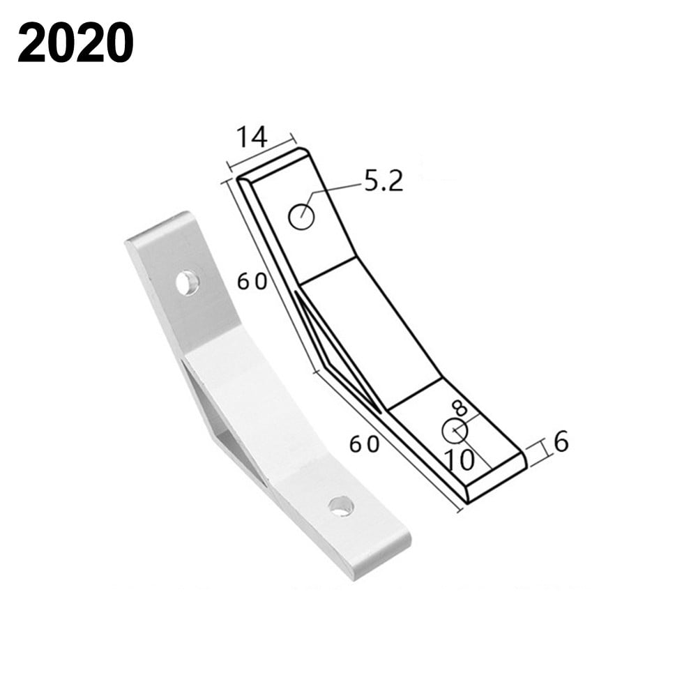 135 Degree Corner Angle Bracket Connection Joint Fastener for Aluminum ...