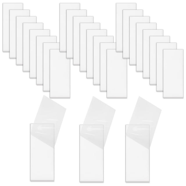 1350 Sheets Transparent Sticky 3x1 Inch Notes, Mini Translucent Self ...