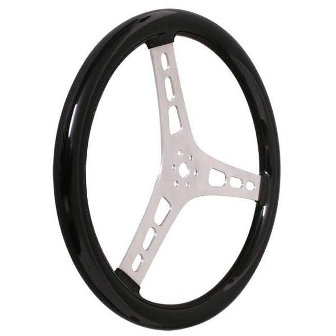 13513-C 13 in. Dished Steering Wheel - Black Coated - Walmart.com
