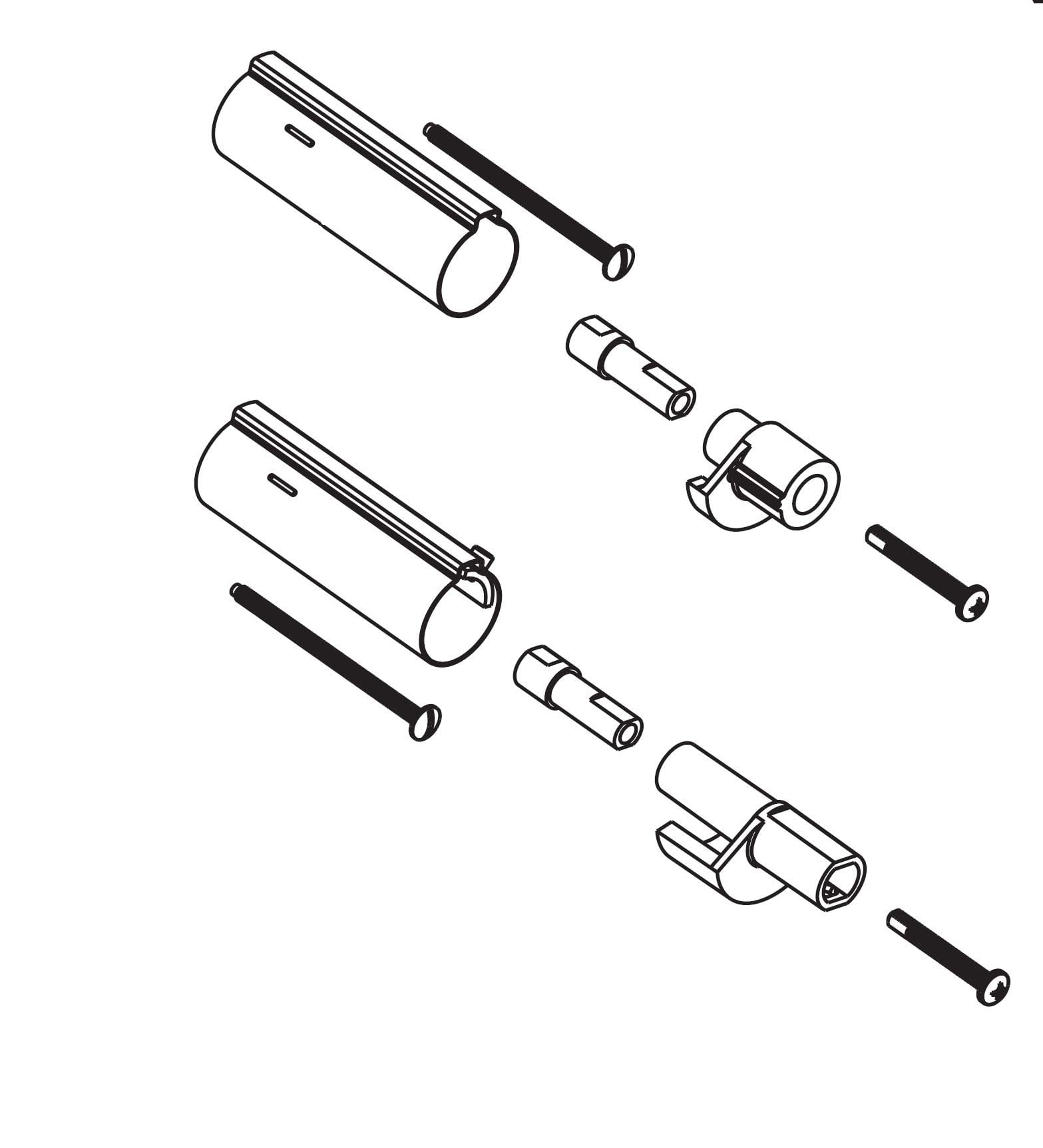 135167Wr Handle Extension Kit, Wrought Iron - Walmart.com