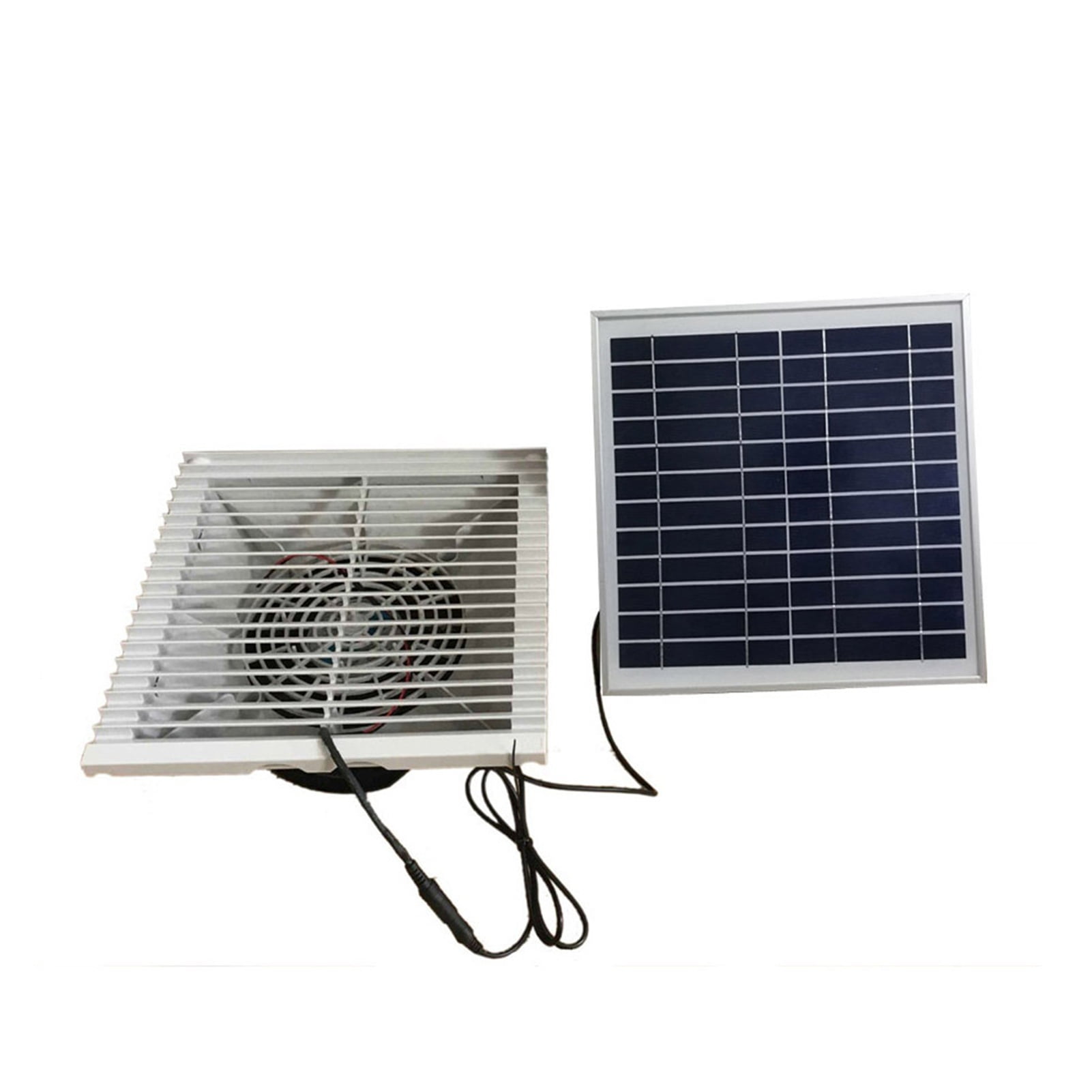 135CFM SOLAR WALL FAN EXHAUST VENT 20W Wall VENTILATOR EXTRACTOR ...