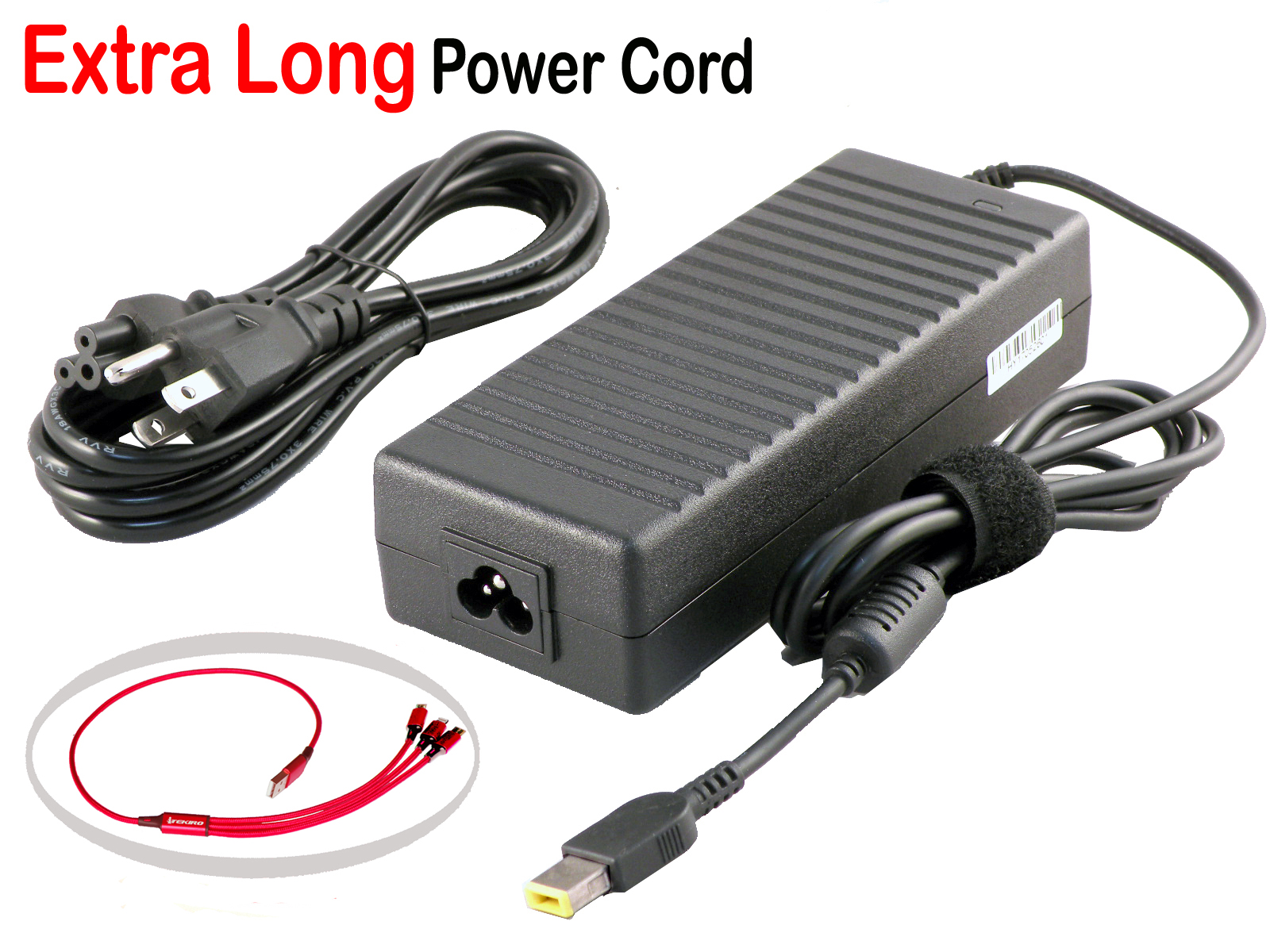 135W AC Adapter for Lenovo IdeaPad Gaming 3 82K201XCUS 82SB00SLUS ...