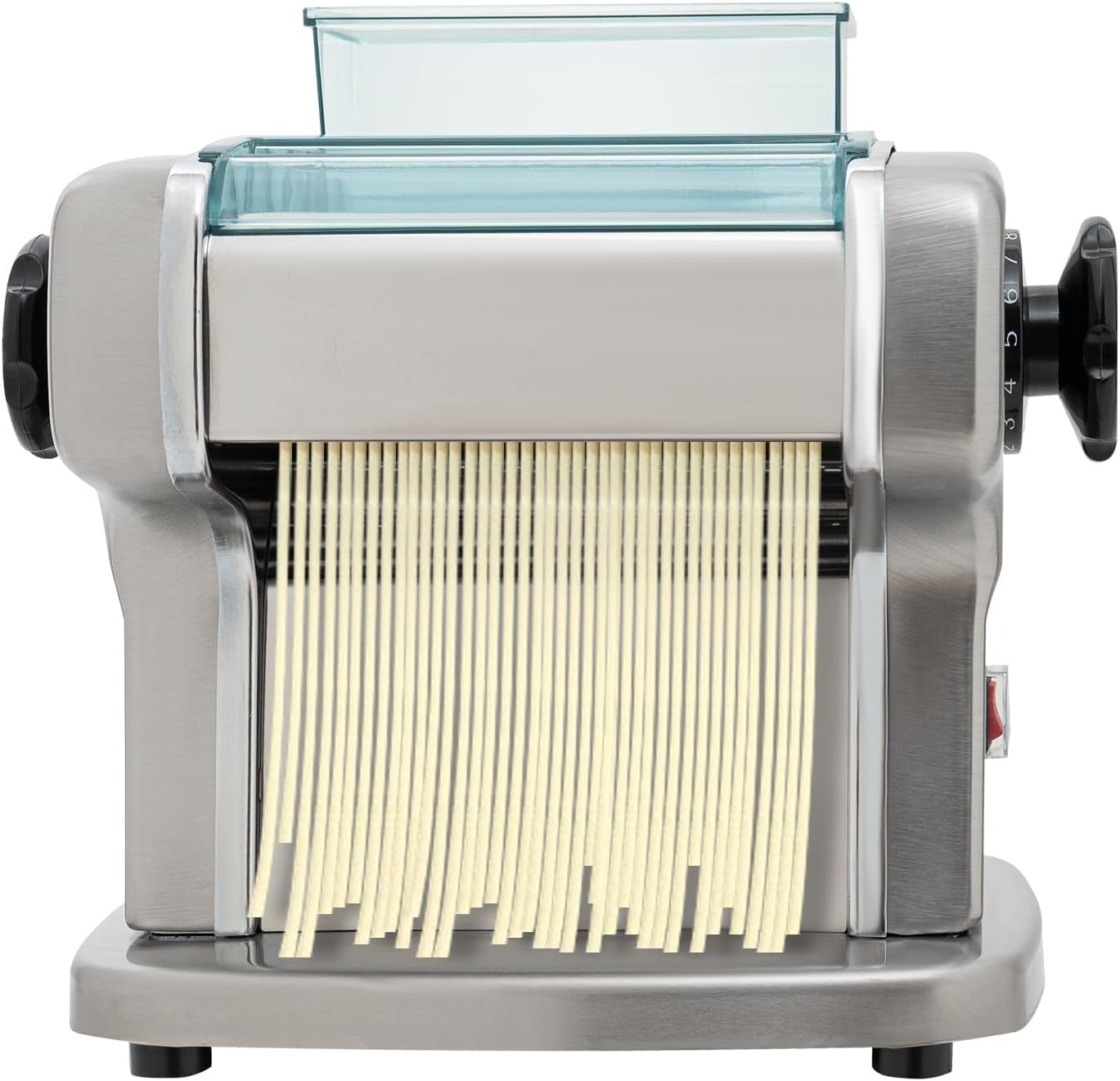 135W Pasta Maker, 110V Stainless Steel Electric Pasta Maker Machine ...