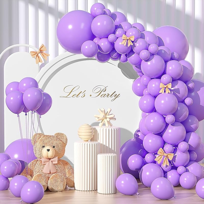 135pcs White Balloons Different Sizes 18" 12" 10" 5" Latex Balloon ...