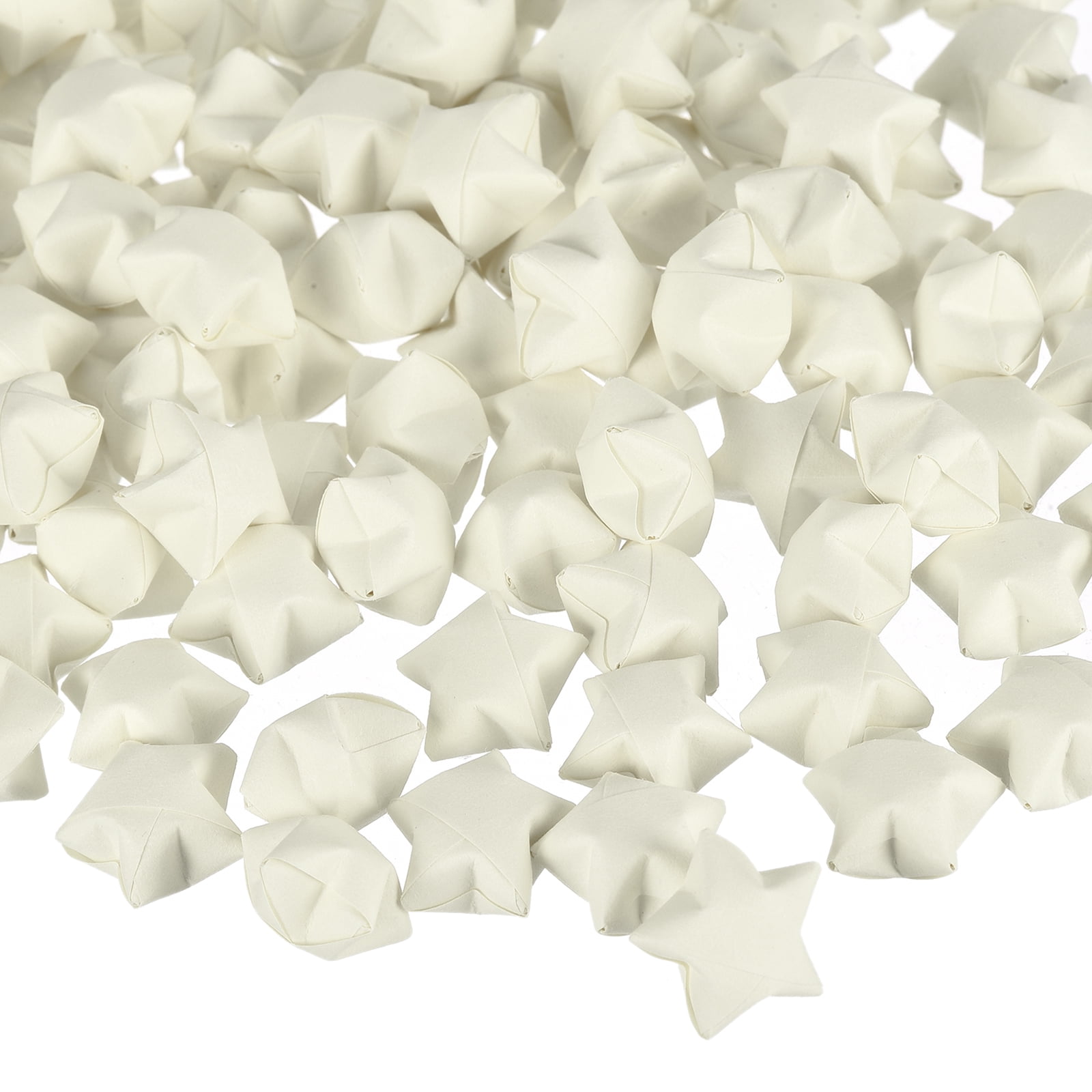 136pcs Pre-made Origami Lucky Stars Paper Wishing Star White for Best ...