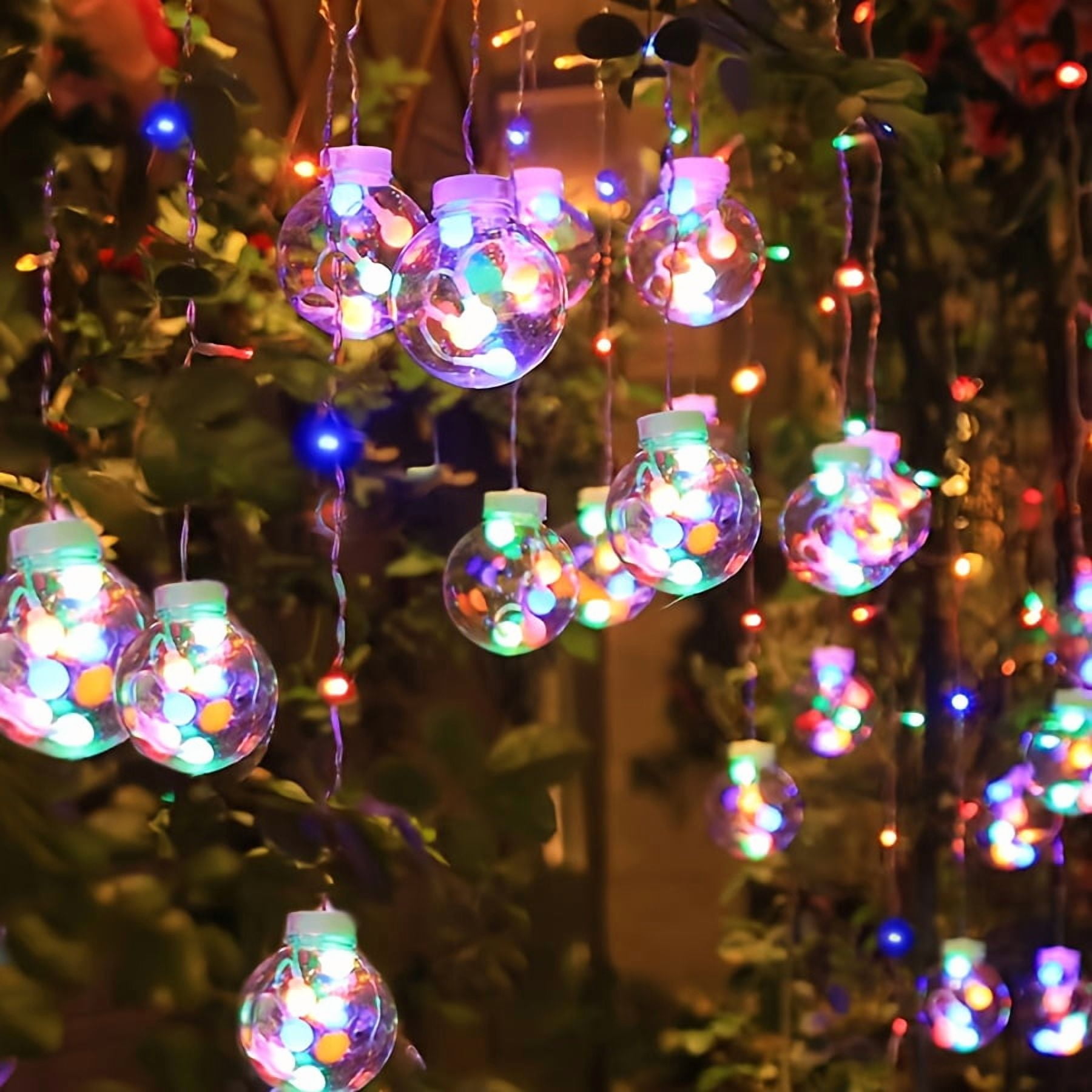 137.79 Inch 2025 New Wishing Ball String Lights - 12 Balls 8 Lighting ...