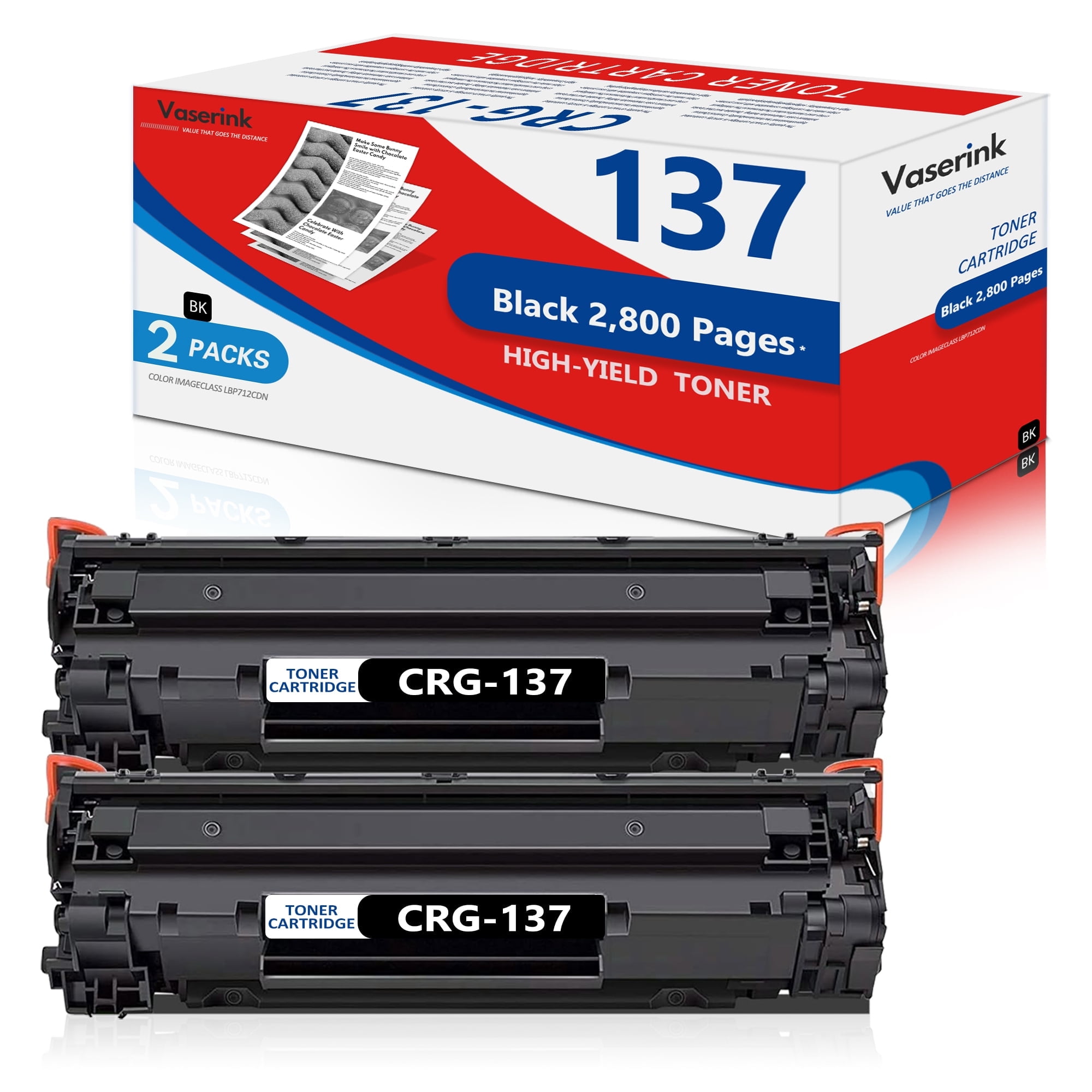137 Toner Cartridge CRG-137 Toner Replacement for Canon ImageClass ...