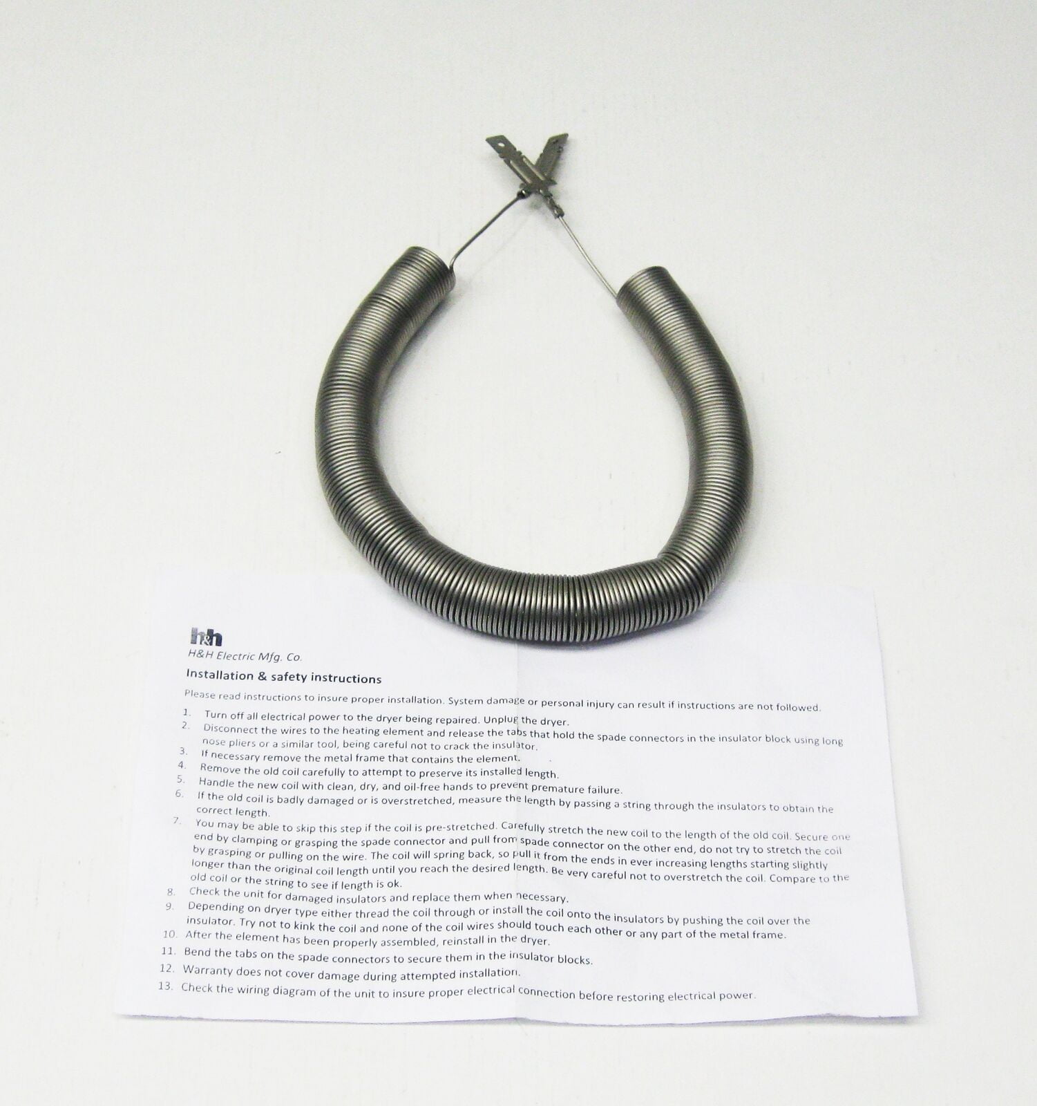 137392700-C Dryer Heating Element Restring for Electrolux Frigidaire ...