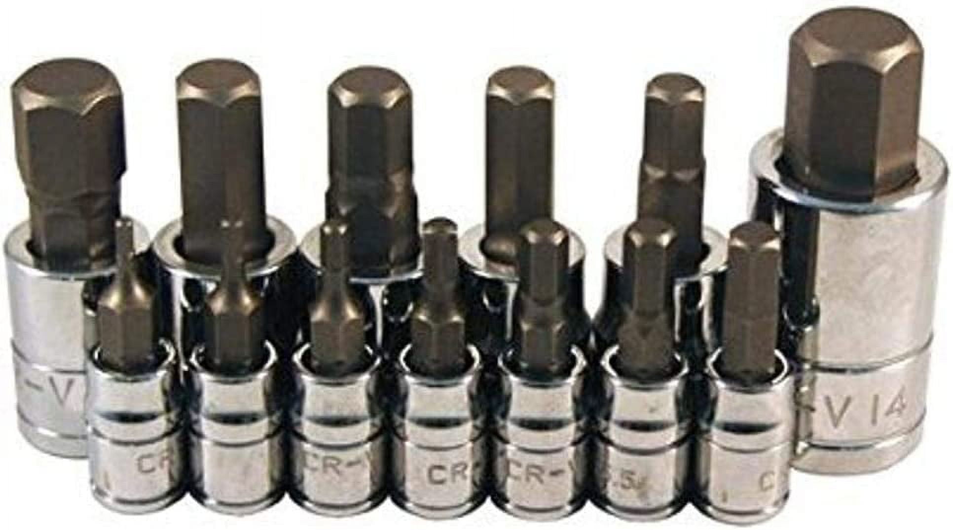 13785 13-Piece Metric Hex Bit Socket Set - Walmart.com