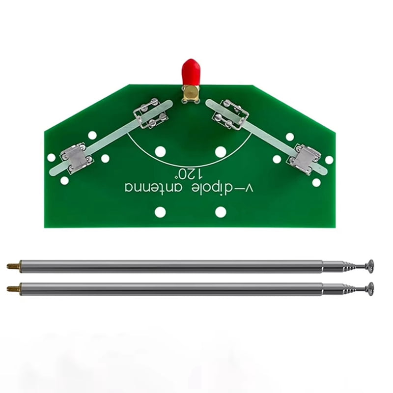 137MHz V-Shaped Dipole Antenna DIY Kit Satellite Aviation Cloud Map for ...