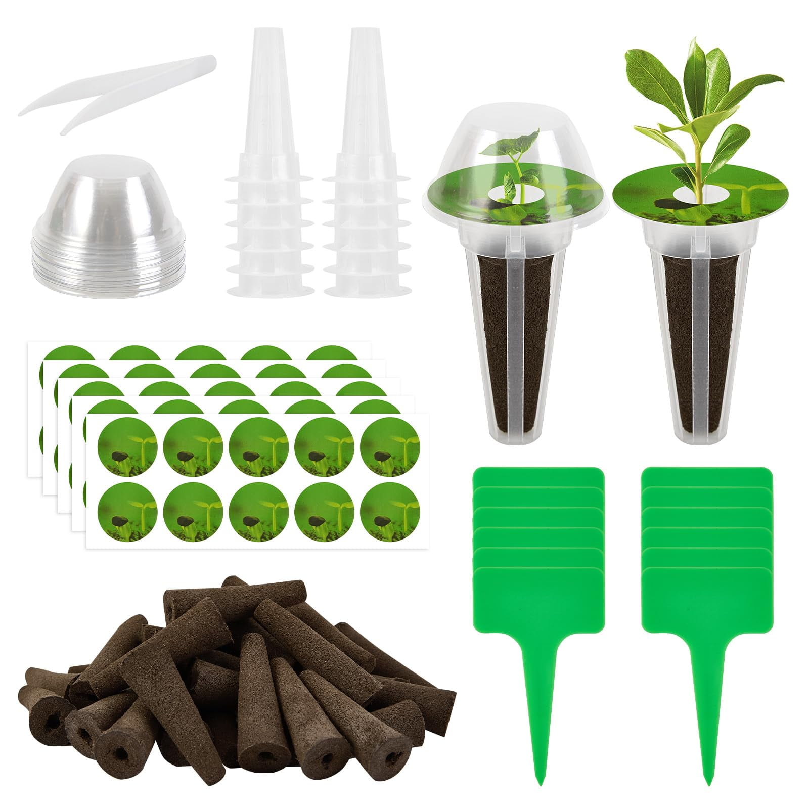 137pcs Hydroponics Pods FEV6 Kit, Seed Pods Kit for Aerogarden,Grow Anything Kit for Indoor ...