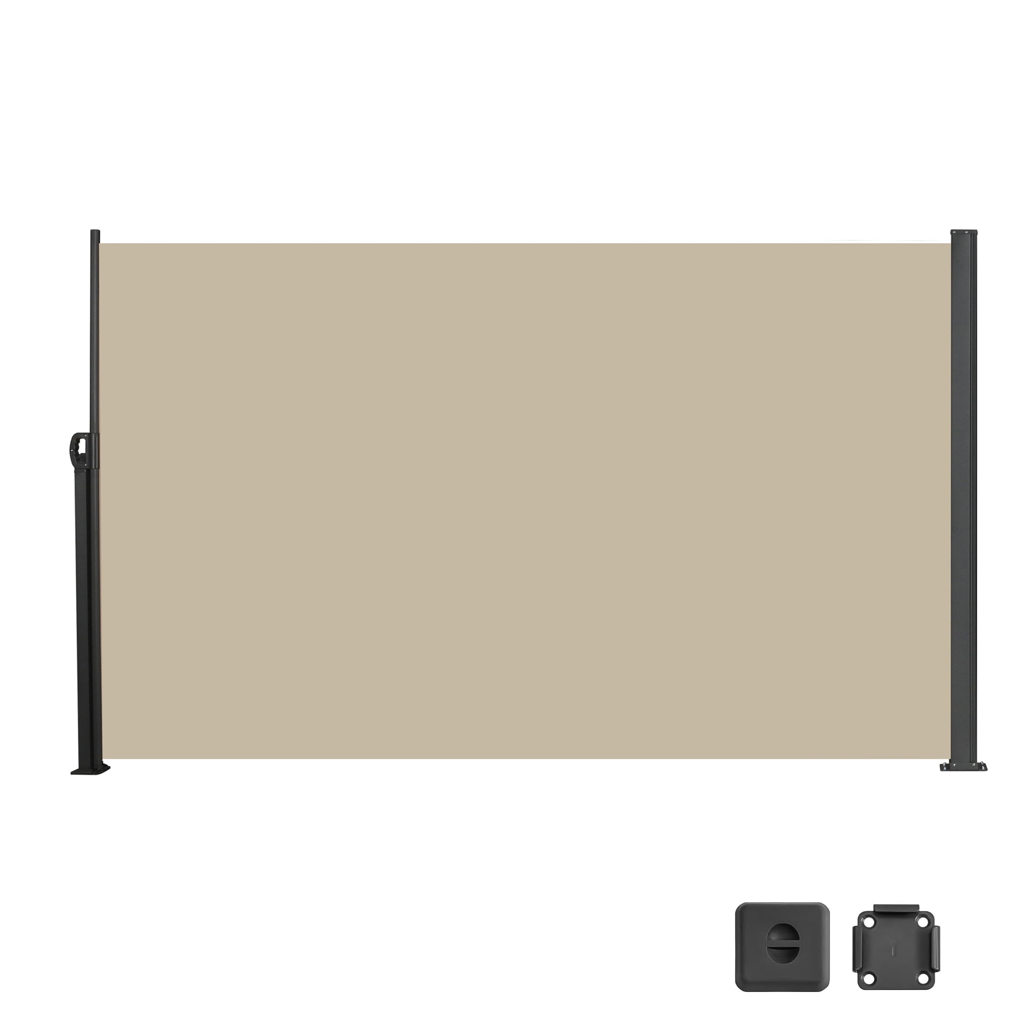 138" x 71''Retractable Side Awning, Waterproof & UV-Resistant, Privacy ...